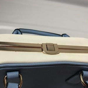 MC Collection | Bags | Mc Collection Womens Shoulder Bag Solid Blue Os ...